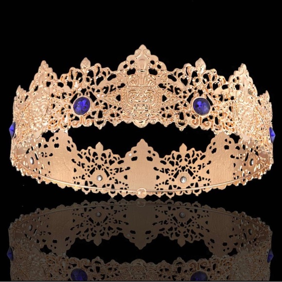 Accessories | King Crown Headband Crystal Pageant Costumes For Birthday ...